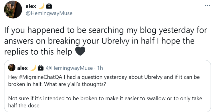 My Experience With the CGRP Abortive: Ubrevly – My Life. My Migraine.